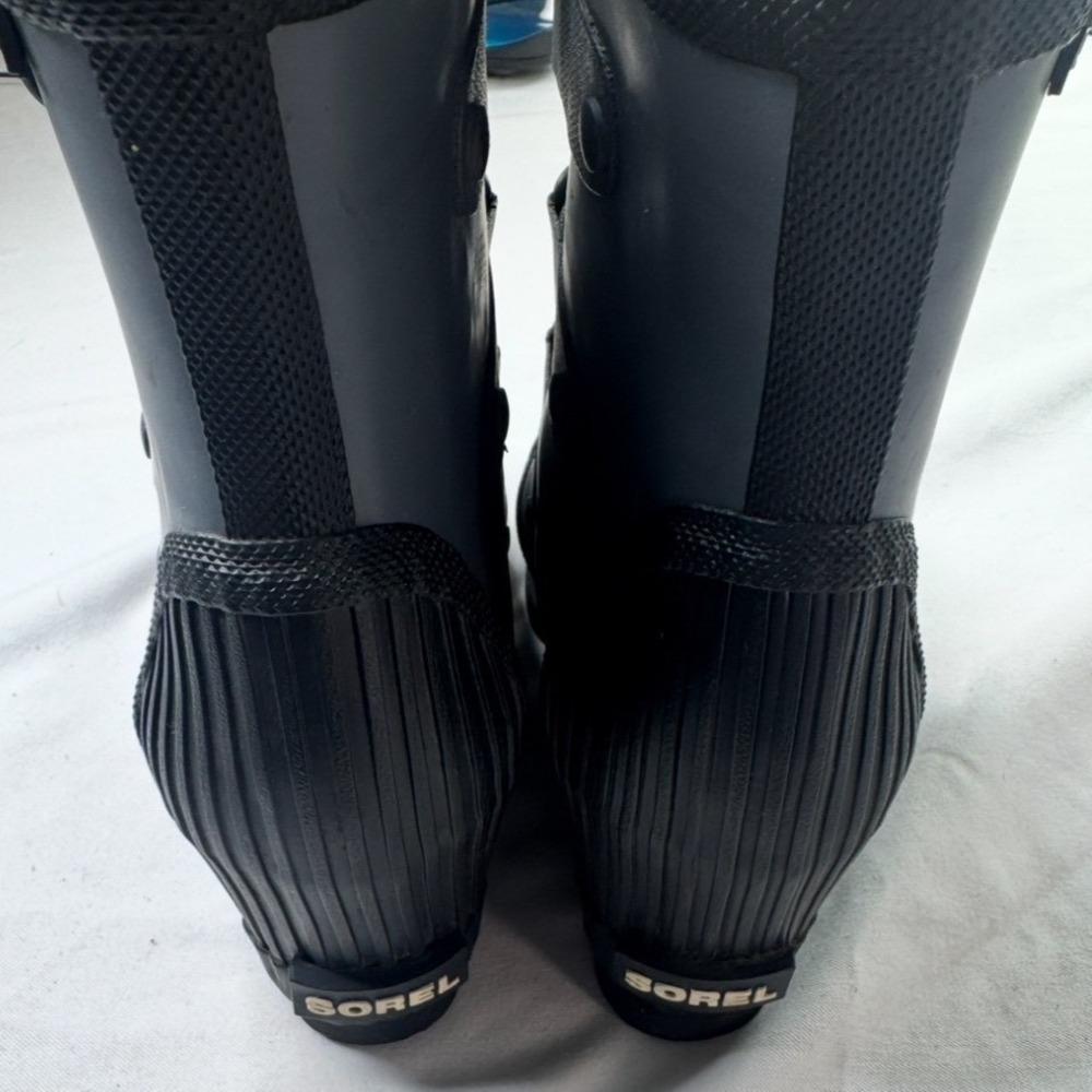 Sorel | Shoes | Sorel Joan Of Arctic Wedge Ii Rain Boots Graphite Gray ...